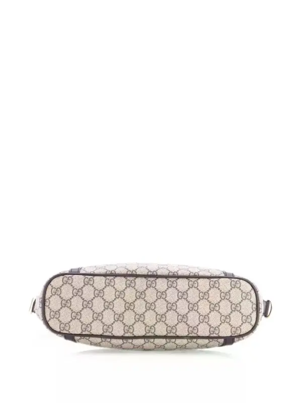 Gucci Front Pocket Convertible Gg Coated Canvas Medium Tote Bag