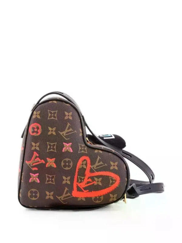 LOUIS VUITTON Coeur Handbag Monogram Canvas Crossbody Bag - Brown