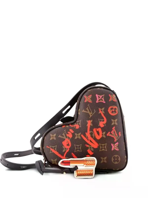 LOUIS VUITTON Coeur Handbag Monogram Canvas Crossbody Bag - Brown