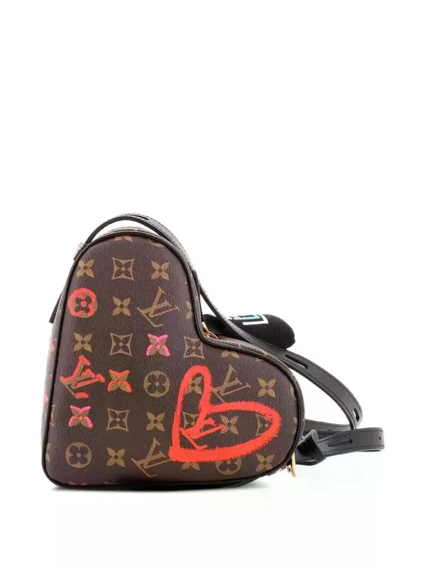LOUIS VUITTON Coeur Handbag Monogram Canvas Crossbody Bag - Brown