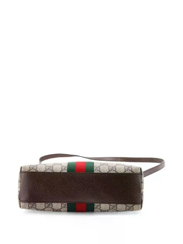 Gucci Ophidia Dome Gg Coated Canvas Shoulder Bag