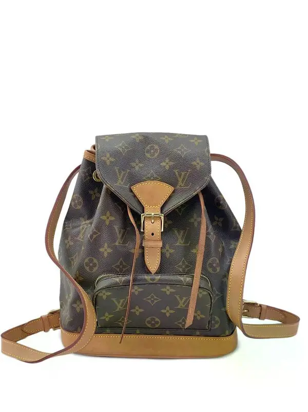 LOUIS VUITTON Montsouris Monogram Backpack - Brown