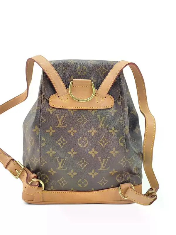 LOUIS VUITTON Montsouris Monogram Backpack - Brown