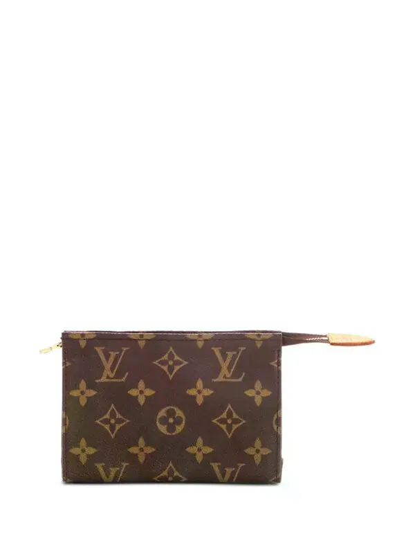 LOUIS VUITTON Toiletry Monogram Canvas Pouch - Brown