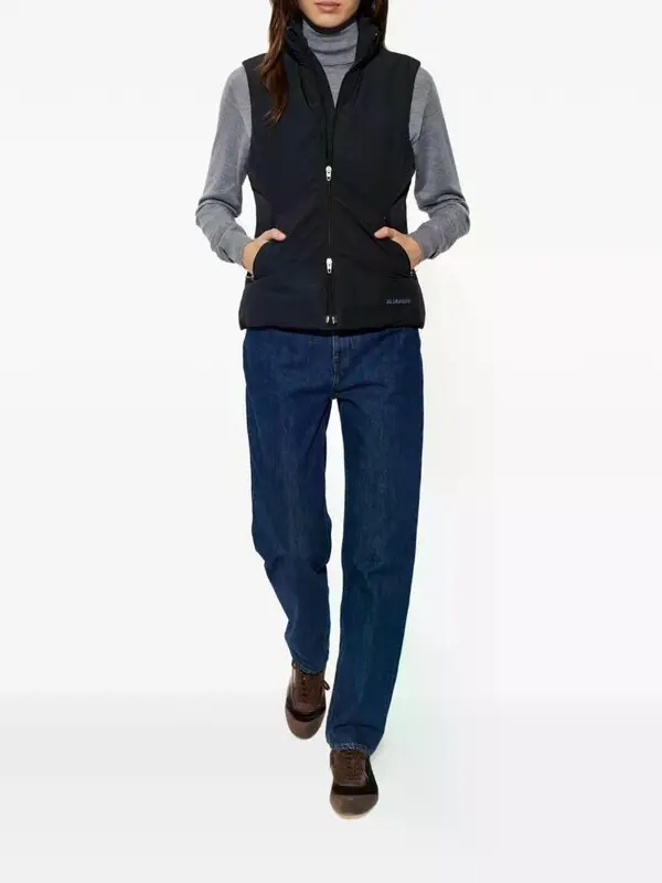 JIL SANDER High-neck Padded Gilet