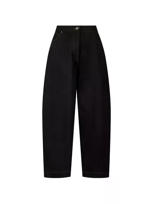 STUDIO TOMBOY Contrast-stitch Cotton Trousers