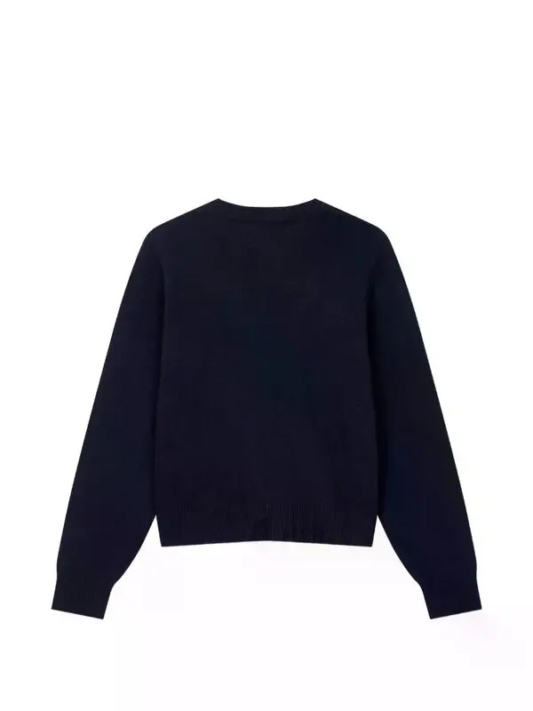 STUDIO TOMBOY Ribbed-trim Crew-neck Sweater