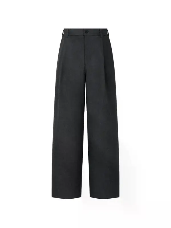 STUDIO TOMBOY Semi-oversized Pleated Trousers - Grey