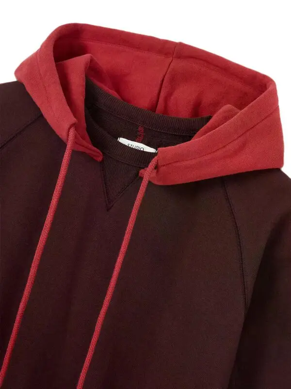 STUDIO TOMBOY Hooded Raglan Sleeve Hoodie - Brown
