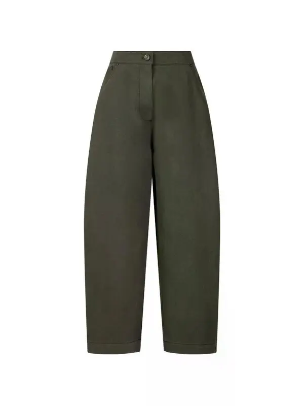 STUDIO TOMBOY Elasticated-waist Cotton Chino Trousers