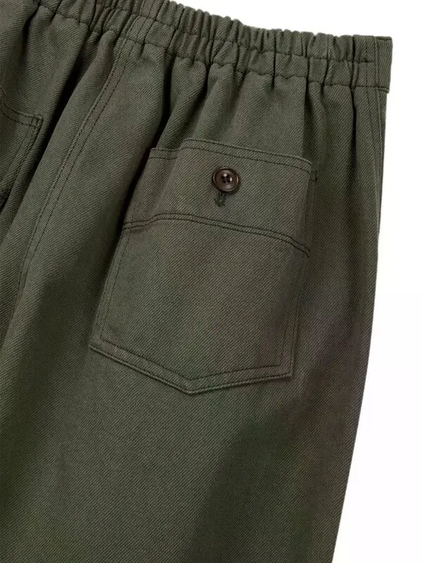 STUDIO TOMBOY Elasticated-waist Cotton Chino Trousers
