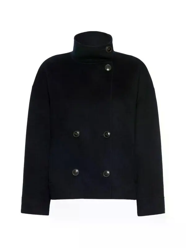 Max Mara Double-breasted High-neck Coat
