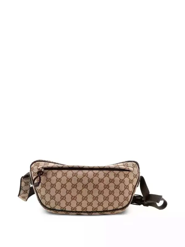 Gucci Gg Canvas Large Belt Bag - Brown