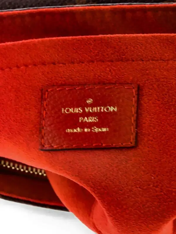 LOUIS VUITTON Saint Placide Monogram Canvas And Leather Shoulder Bag - Red