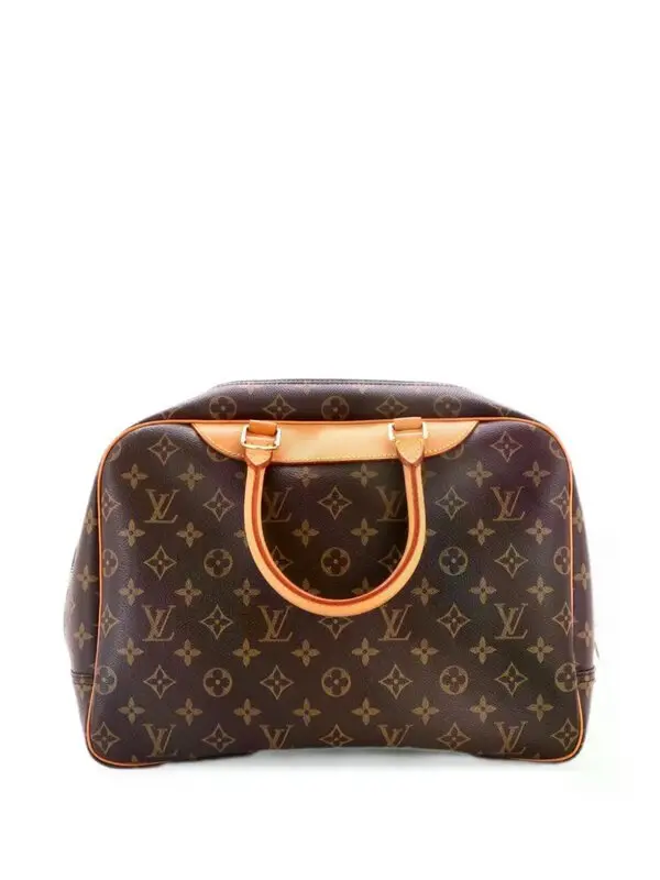 LOUIS VUITTON Monogram Canvas Deauville Handbag - Brown