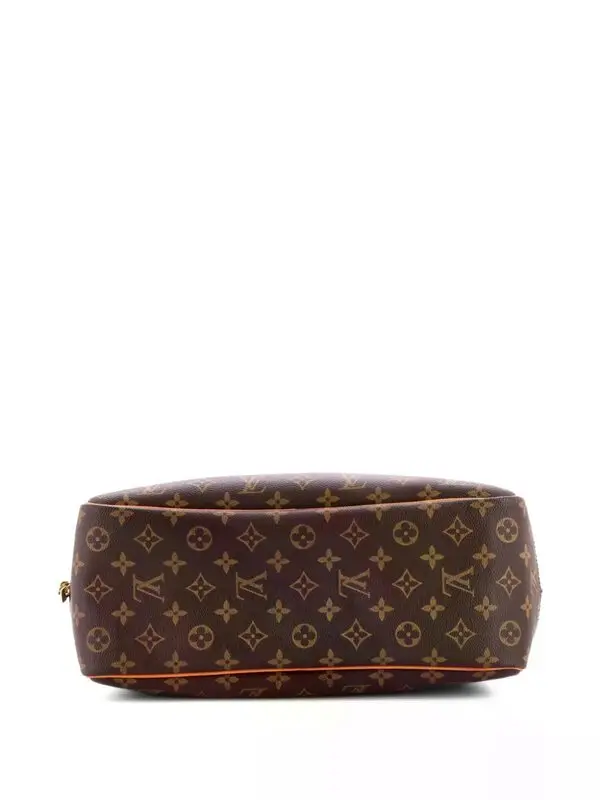 LOUIS VUITTON Monogram Canvas Deauville Handbag - Brown