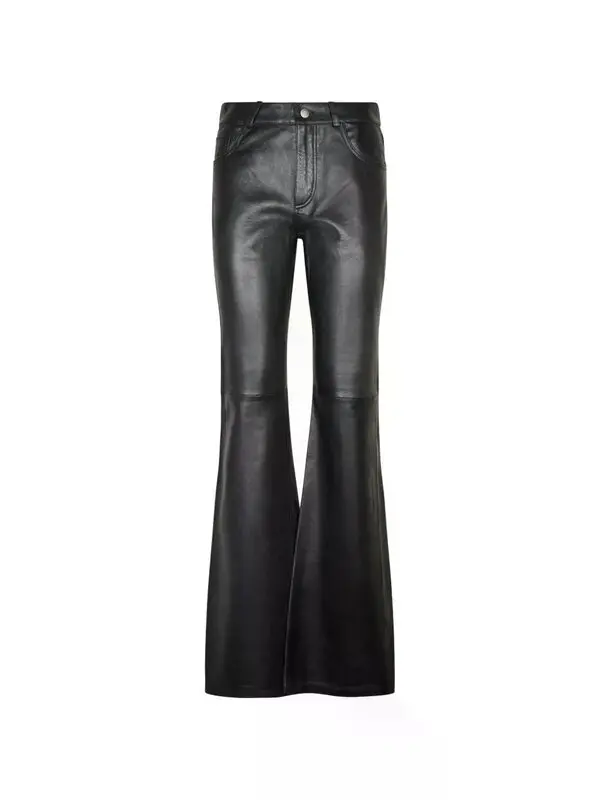 HAIKURE Leather Flared Trousers