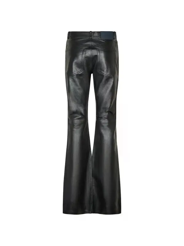 HAIKURE Leather Flared Trousers