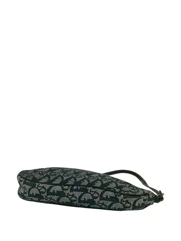 Dior 2010-2026 Mini Diorissimo Canvas Saddle Pochette Shoulder Bag