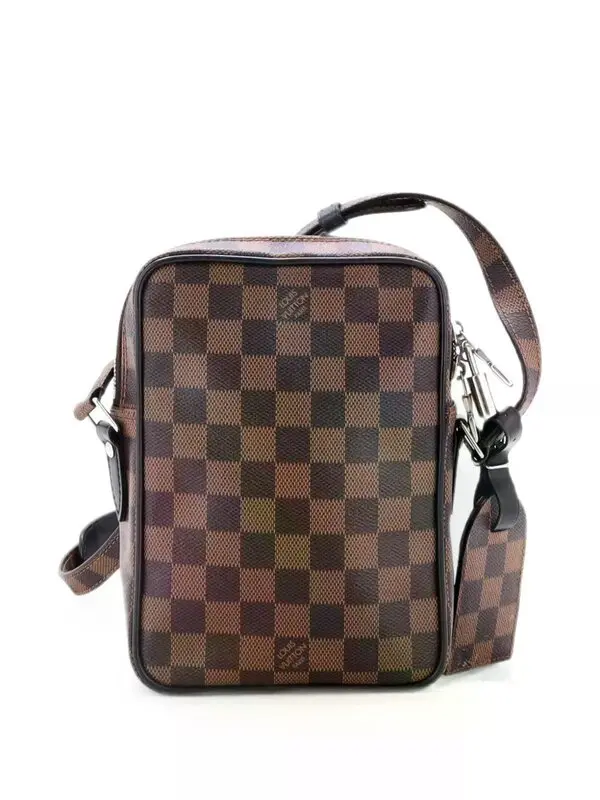 LOUIS VUITTON Amazone Bag Limited Edition Chapman Savane Damier Crossbody Bag - Brown