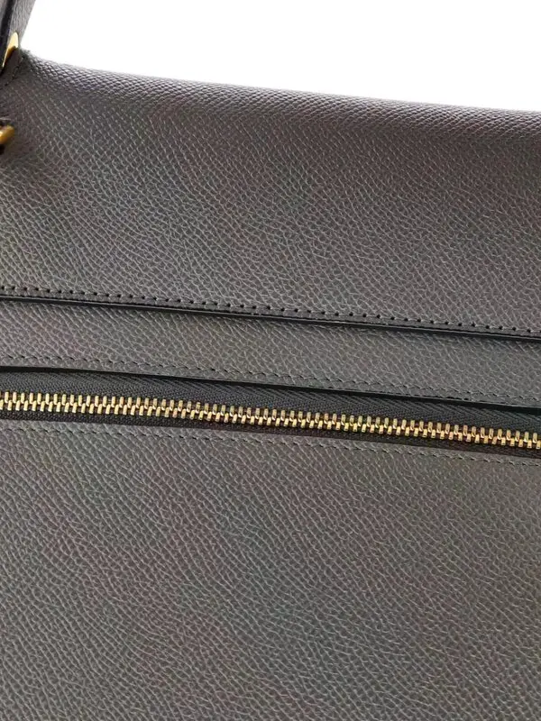 Celine Textured Leather Mini Belt Bag - Grey