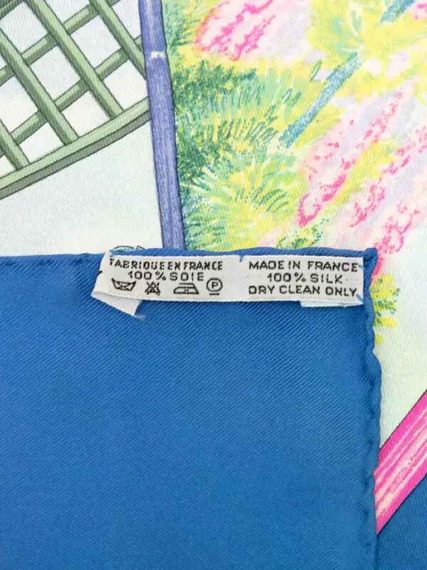 Hermès 1989 Giverny Silk Scarf 90 Scarves