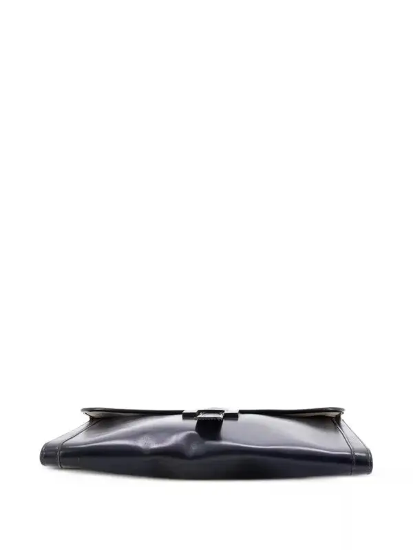 Hermès Jige Box Calf Gm Clutch Bag - Blue