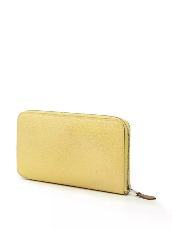 Hermès 2021 Epsom Silk In Azap Wallet Long Wallets - Yellow