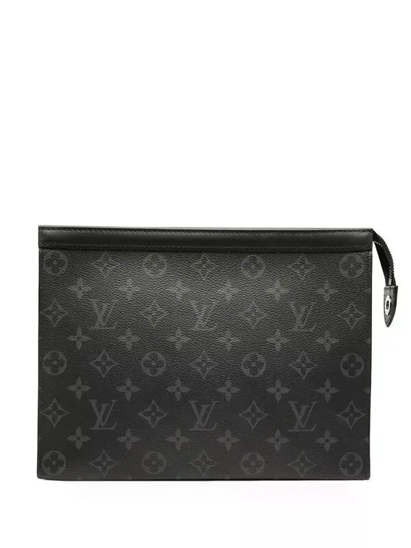 LOUIS VUITTON 2019 Monogram Eclipse Pochette Voyage Mm Clutch Bag