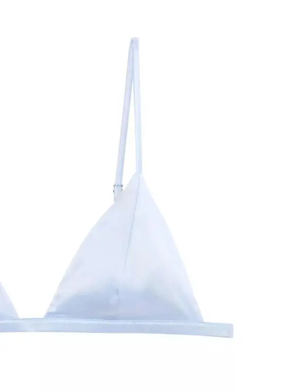 FLEUR DU MAL Luxe Triangle Bra - Blue