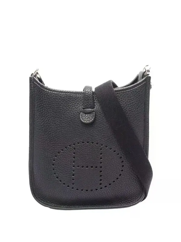 Hermès Clemence Evelyne Amazone 16 Crossbody Bag - Black