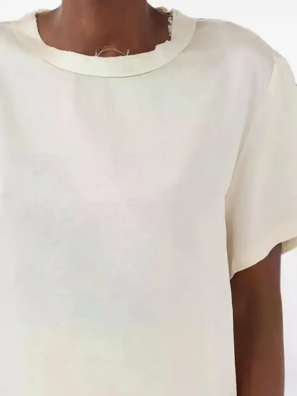ELEH Raw-cut Short-sleeve Top