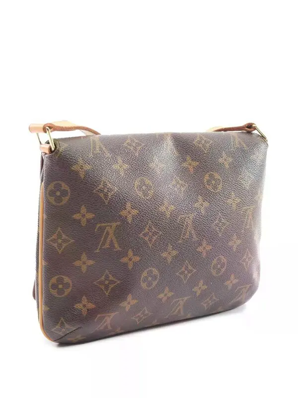 LOUIS VUITTON Monogram Musette Tango Crossbody Bag - Brown