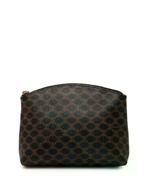 Celine Macadam Coated Canvas Pouch