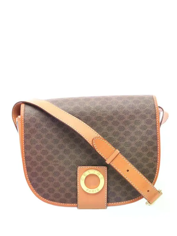 Celine Macadam Coated Canvas Crossbody Bag