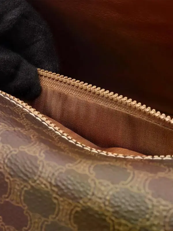 Celine Macadam Coated Canvas Crossbody Bag