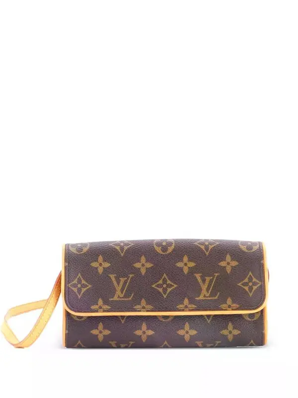 LOUIS VUITTON Twin Handbag Monogram Canvas Pm - Brown