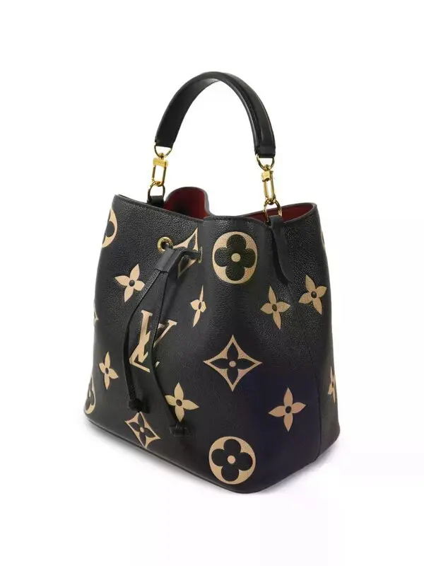 LOUIS VUITTON Neo Noe Mm Monogram Empreinte Shoulder Bag - Black