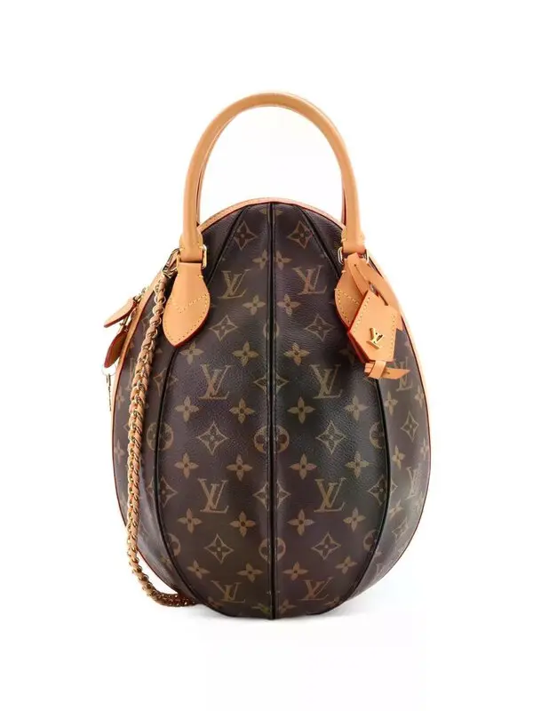 LOUIS VUITTON Monogram Canvas And Leather Satchel - Black