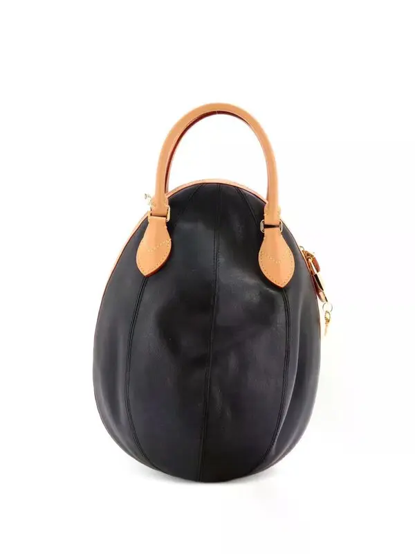 LOUIS VUITTON Monogram Canvas And Leather Satchel - Black