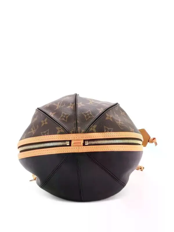 LOUIS VUITTON Monogram Canvas And Leather Satchel - Black