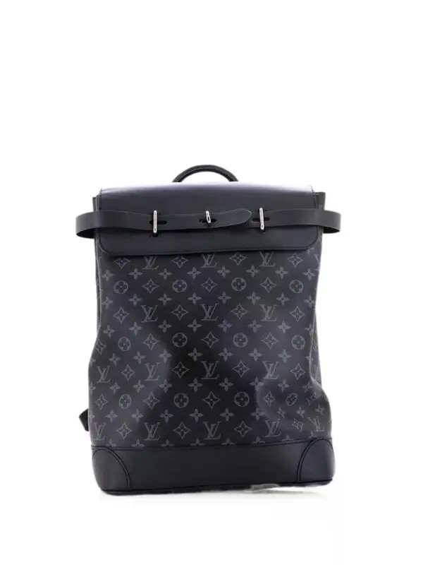 LOUIS VUITTON Steamer Monogram Eclipse Canvas Backpack