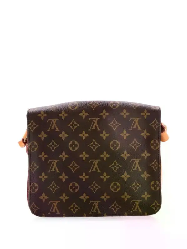 LOUIS VUITTON Cartouchiere Gm Monogram Canvas Crossbody Bag - Brown