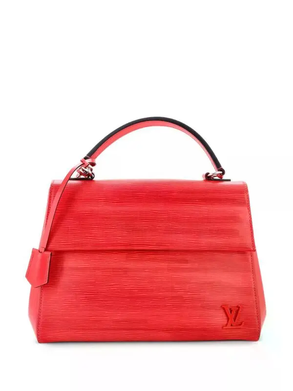 LOUIS VUITTON Cluny Satchel Epi Leather Mm Top Handle Bag - Red