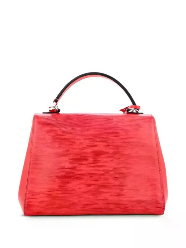 LOUIS VUITTON Cluny Satchel Epi Leather Mm Top Handle Bag - Red