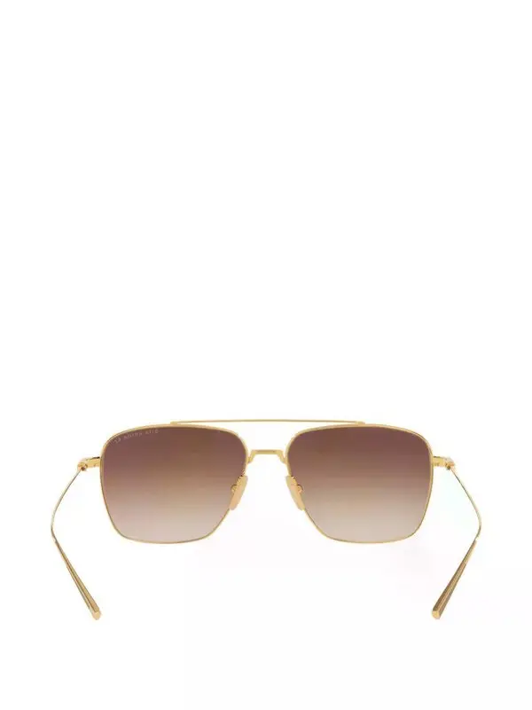 Dita Square-frame Sunglasses With -tone Titanium