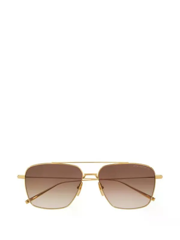 Dita Square-frame Sunglasses With -tone Titanium