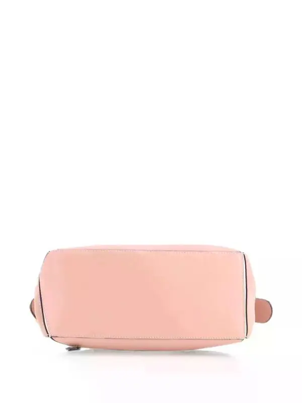 Loewe Puzzle Bag Leather And Suede Satchel - Neutrals