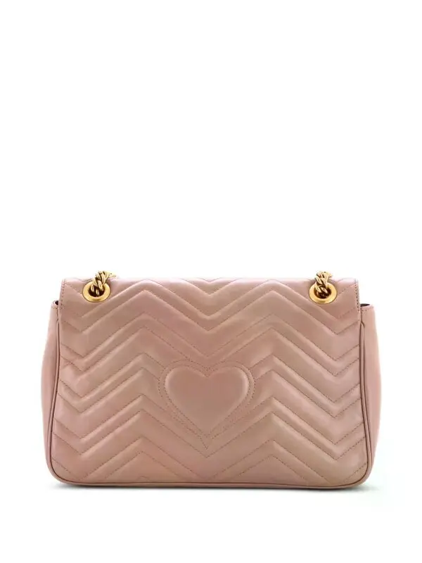 Gucci Gg Marmont Matelassé Leather Medium Shoulder Bag - Neutrals