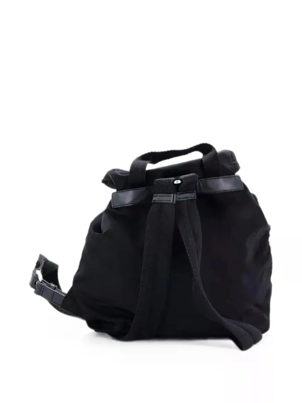 Prada Double Front Pocket Tessuto Backpack